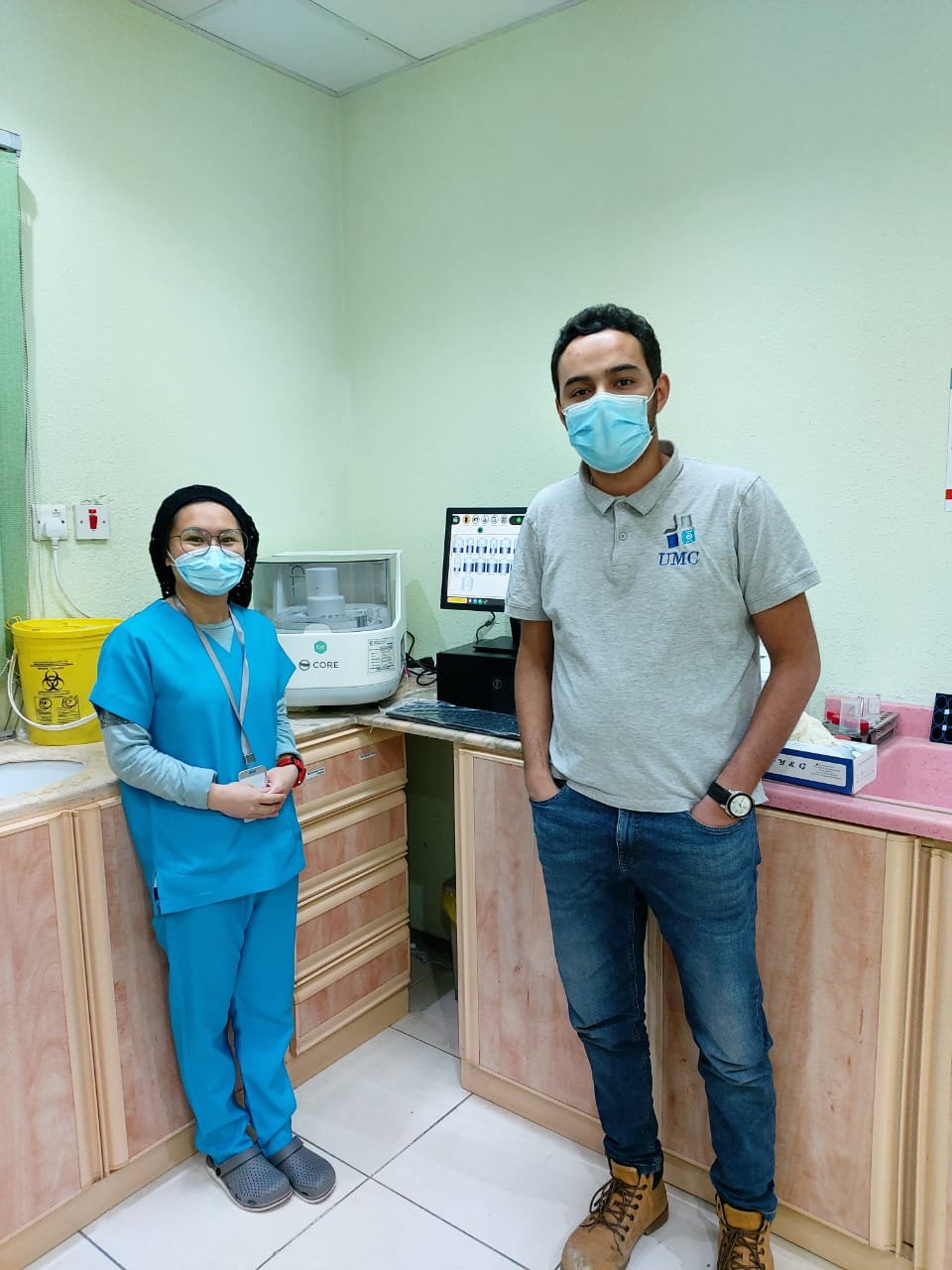 تركيب جهاز CORE بمجمع رعايتي الطبي بتندحة – شركة ركن أمية للتجارة